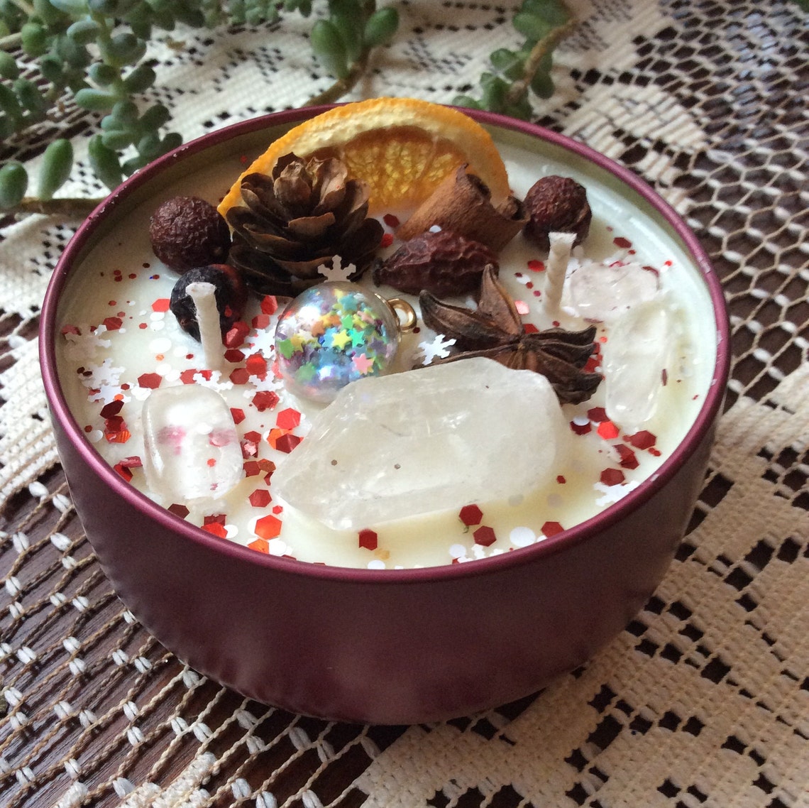 Yule Candle/holiday Candle/wheel of the Year/ritual - Etsy