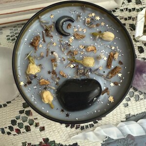New Moon Intentions/manifestaion Candle/ritual Candle/spell Candle ...