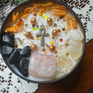 Goddesses Bastet/goddess Candle/egyptian Goddess/ Protection/crystal ...