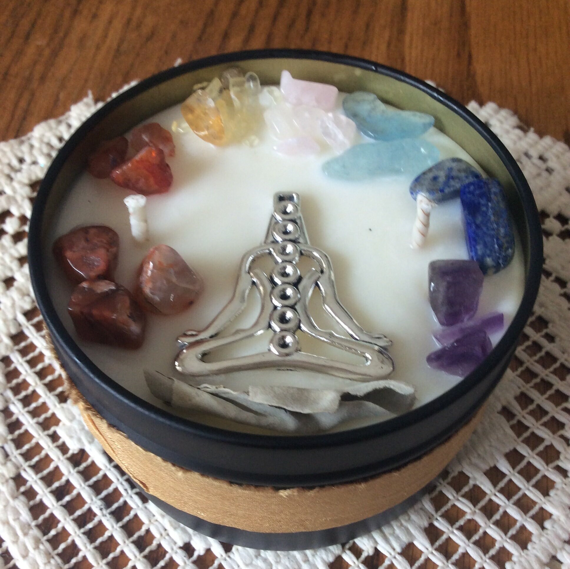 7 Chakras Candle Meditation Candle Yoga Candle Chakra - Etsy