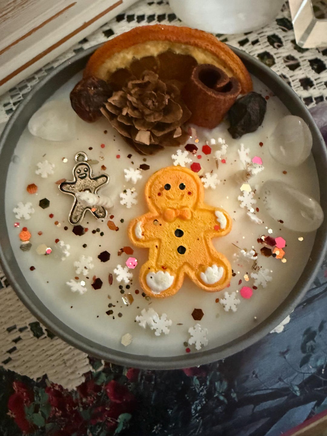 Gingerbread Man Candle/ Christmas Candles/gingerbread Candles/holiday ...