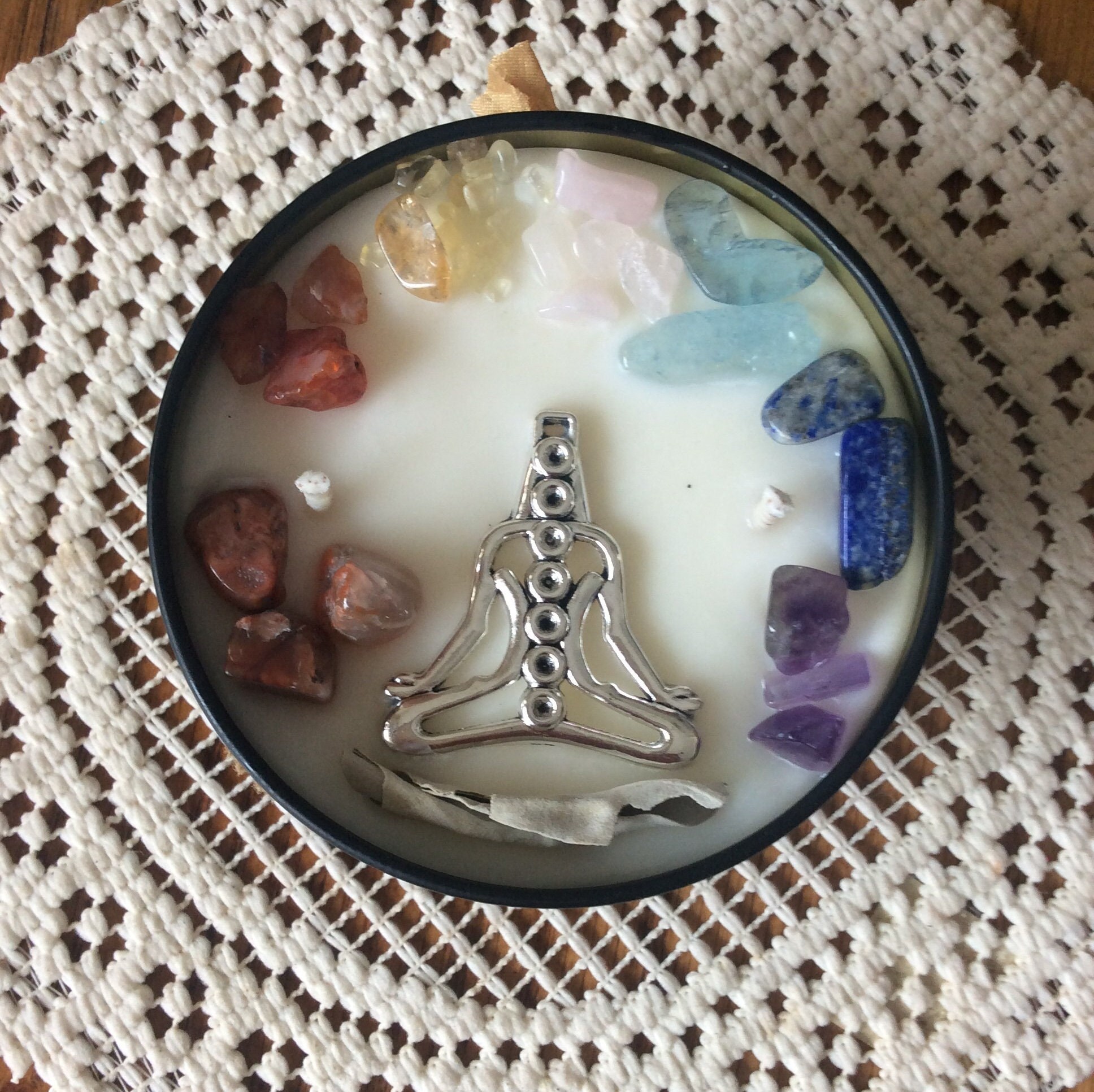 7 Chakras Candle Meditation Candle Yoga Candle Chakra - Etsy