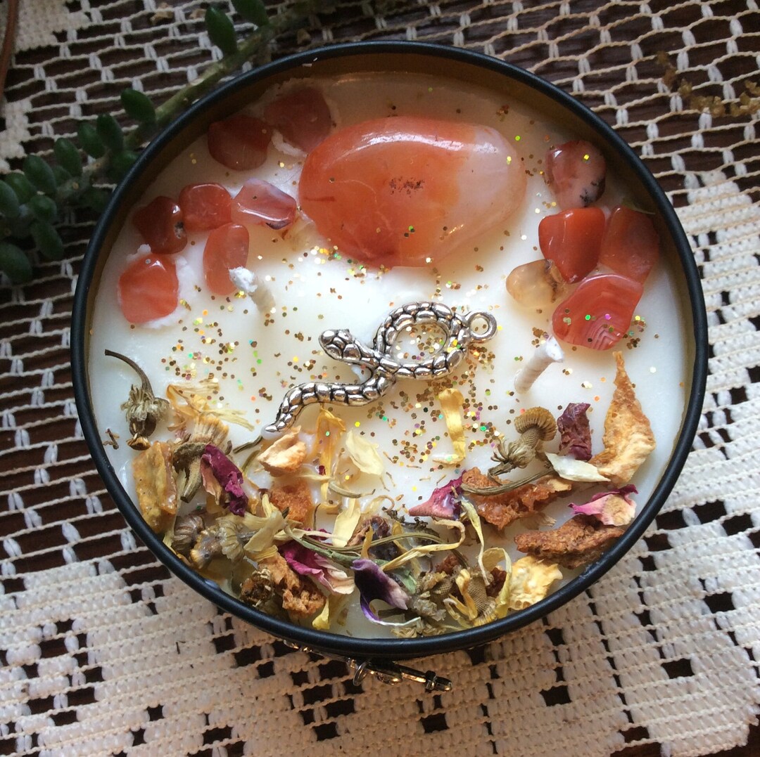 Goddess Brigid Candle/imbolc Candle/goddess Candle/witchy Candle ...