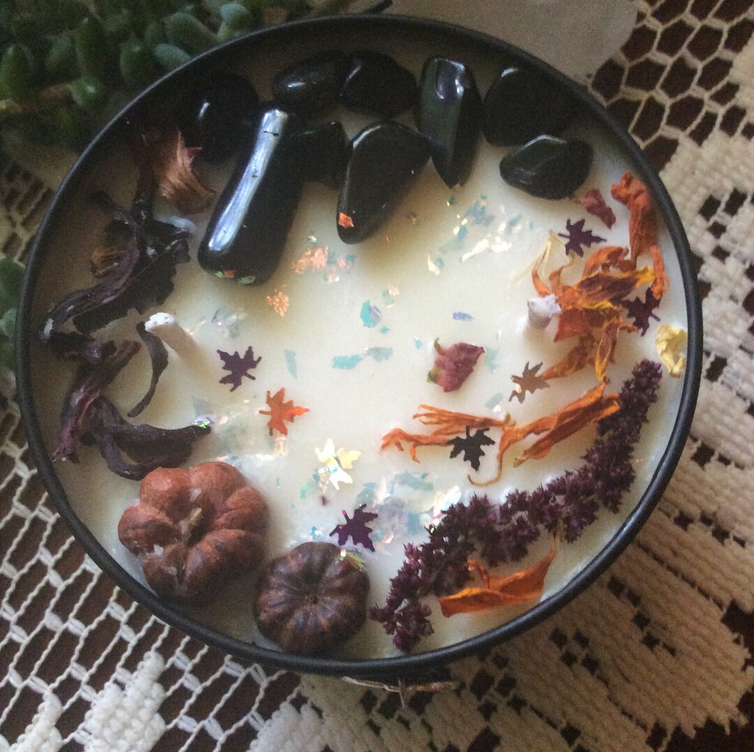 Samhain Candle/sabbat/halloween/wheel of the Year/ancestors/pagan ...