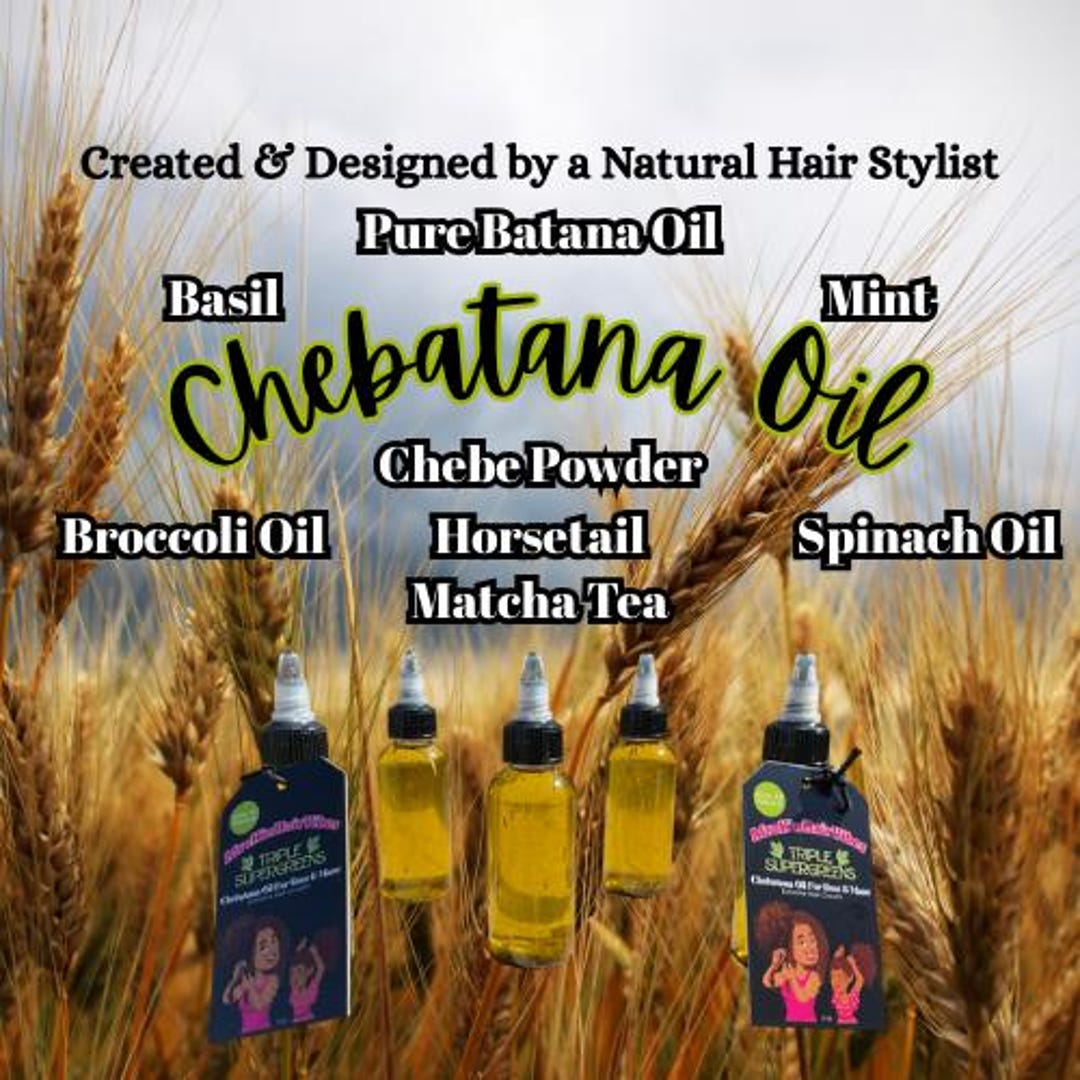 Alopecia and Bald Spot Growth Oil 100% Pure African Chebe, Batana Oil ...