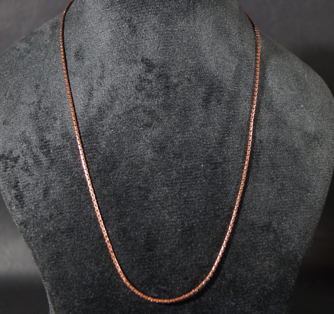 Top Quality Copper Chain (1 Piece) 20 to 22 Inches Solid Copper ...