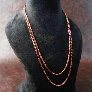 High Quality Copper Chain (1 Piece) 20 to 30 Inches Solid Copper ...
