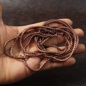 High Quality Copper Chain (1 Piece) 20 to 30 Inches Solid Copper ...