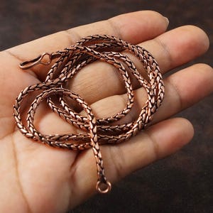 High Quality Copper Chain (1 Piece) 20 to 30 Inches Solid Copper ...