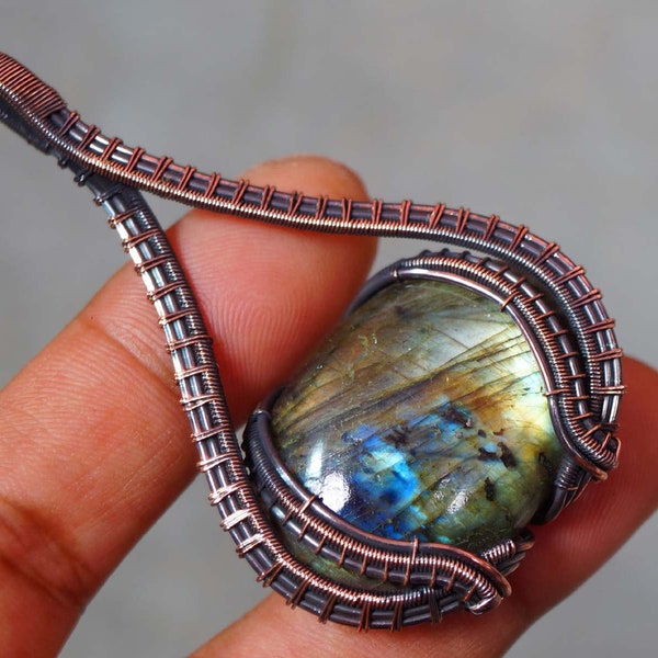Handmade Copper Pendant - Etsy