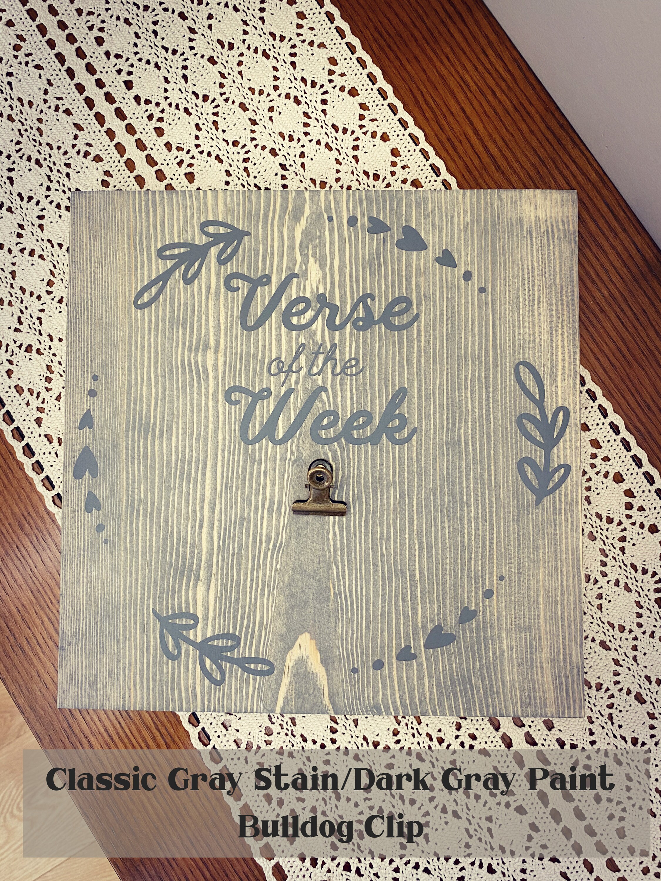 Verse of the Week Custom Wood Sign Bible Memorization | Etsy
