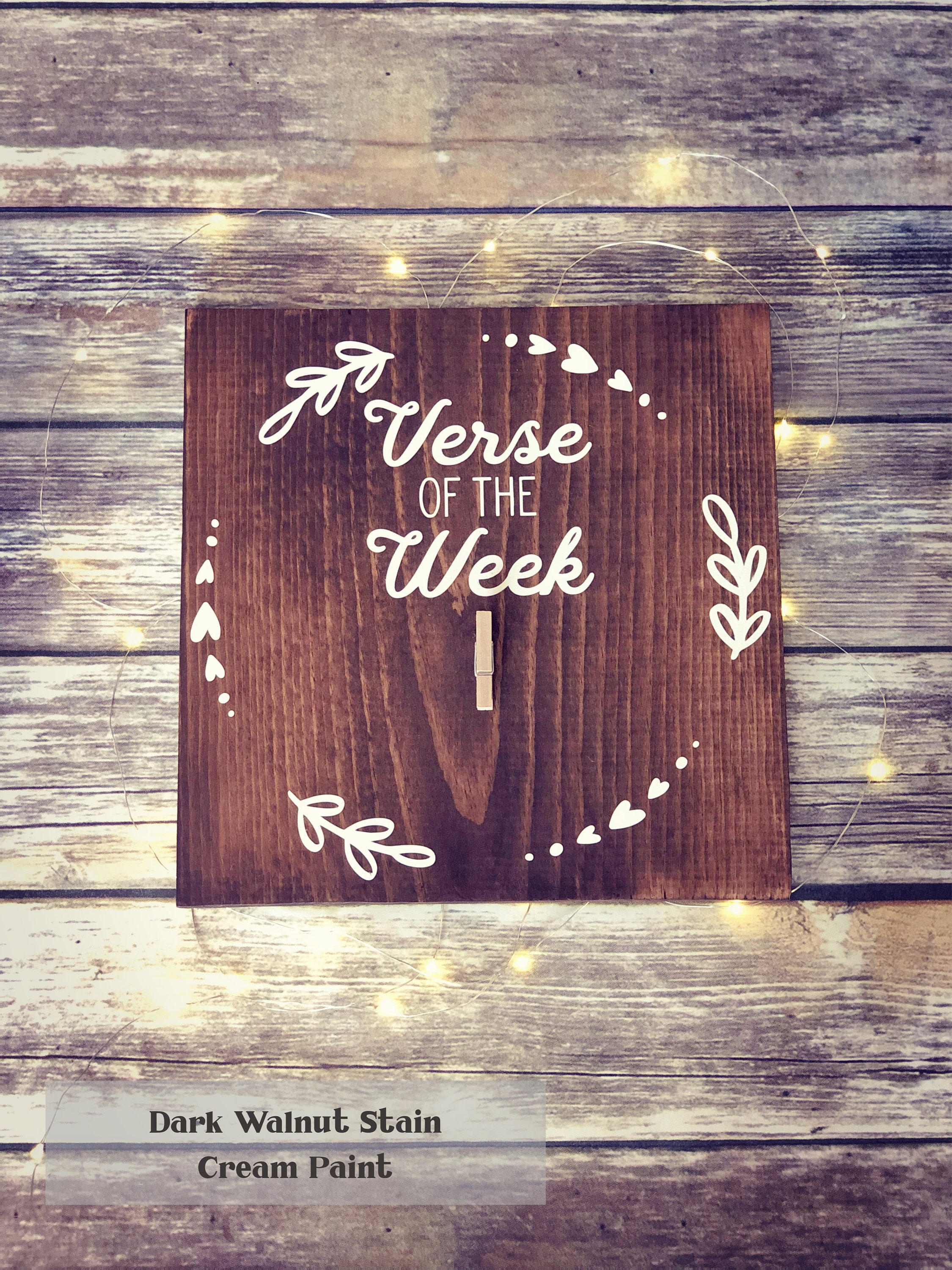 Verse of the Week Custom Wood Sign Bible Memorization - Etsy