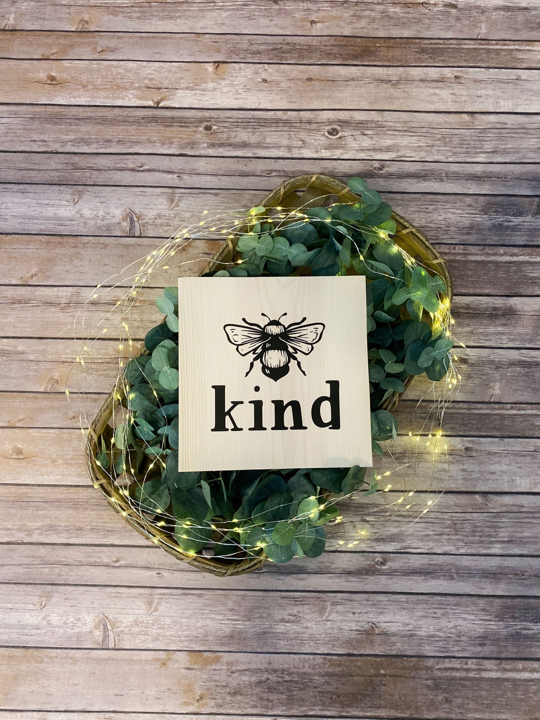 Bee Kind Wall Art, Be Kind Wood Sign, End of Year Teacher Gift, Bumble ...