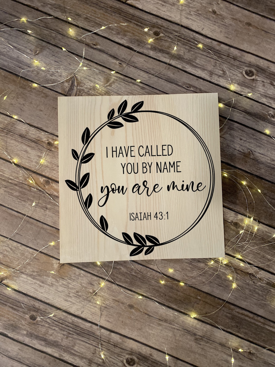 Isaiah 43:1 I Have Called You by Name Scripture Wall Art | Etsy