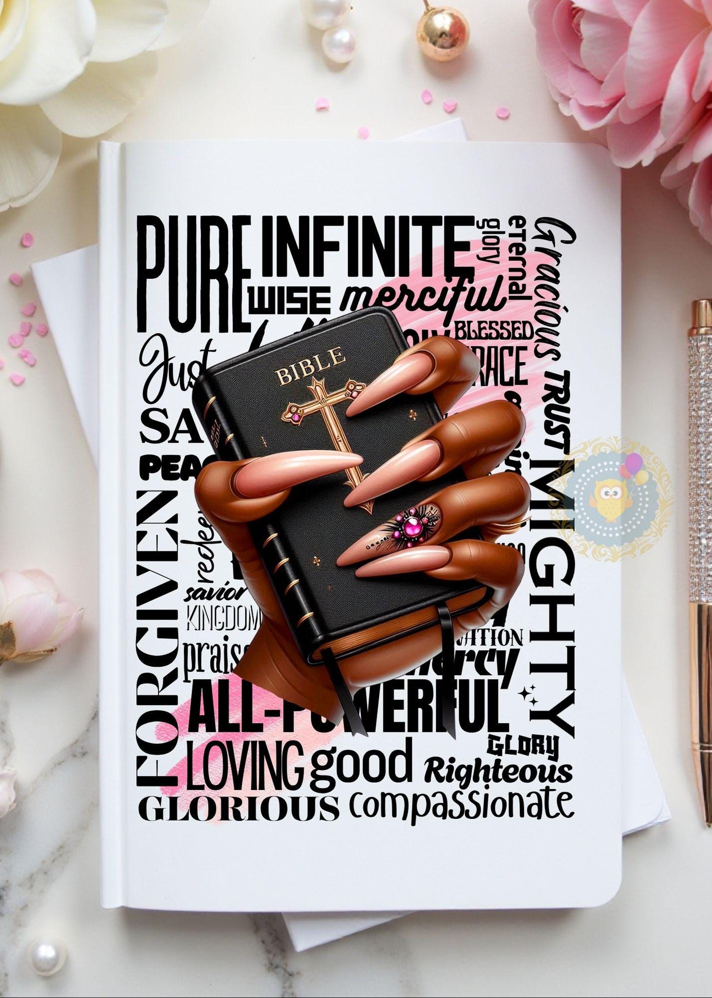 Editable Faith Journal Cover Templates: Christian Devotional (digital ...