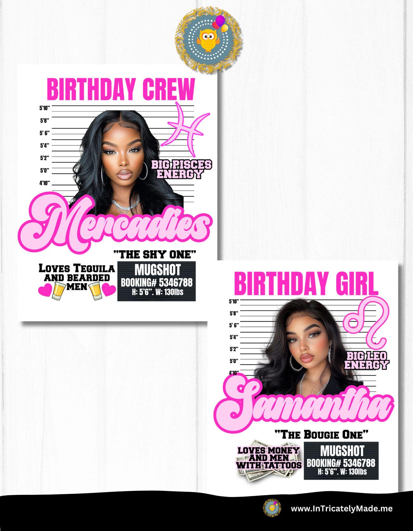 Editable Birthday Lanyard Template: DIY Party Decor (canva) - Etsy