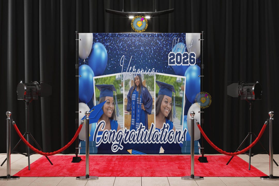 Backdrop | Graduation Backdrop | Graduation Backdrop Sign | Senior ...