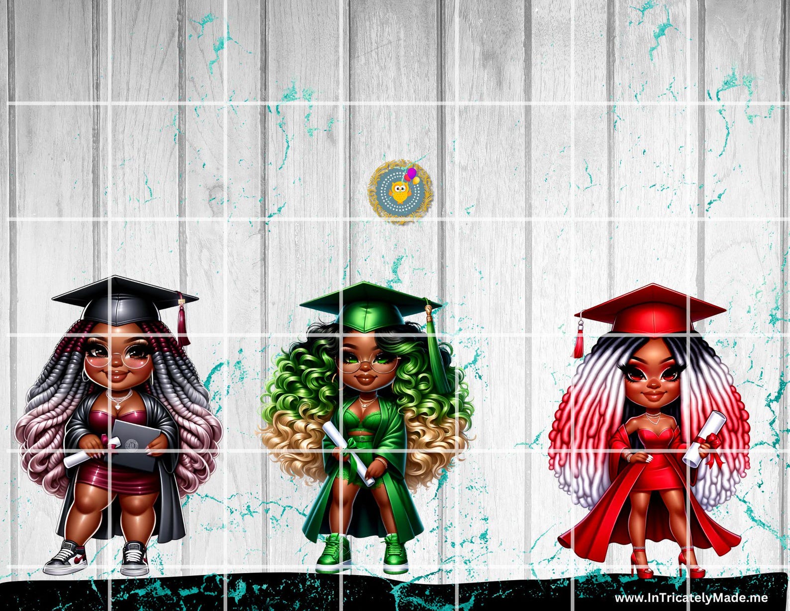 Girl Baddies Graduation PNG Bundle: Fierce Digital Designs (digital ...