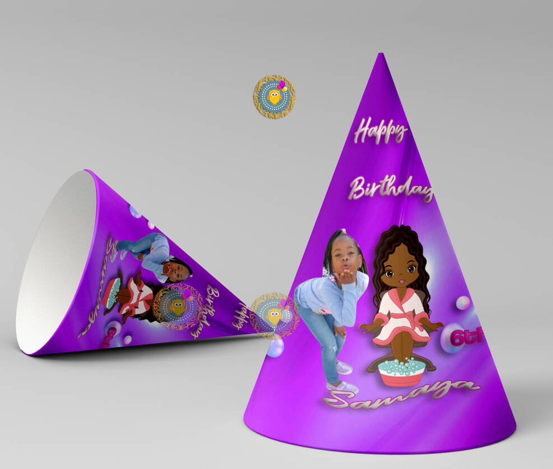 Spa - Spa Theme - Spa Party Hats - Party Hats - Etsy