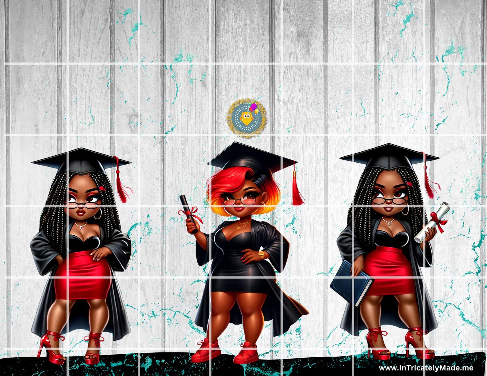 Girl Baddies Graduation PNG Bundle: Fierce Digital Designs (digital ...