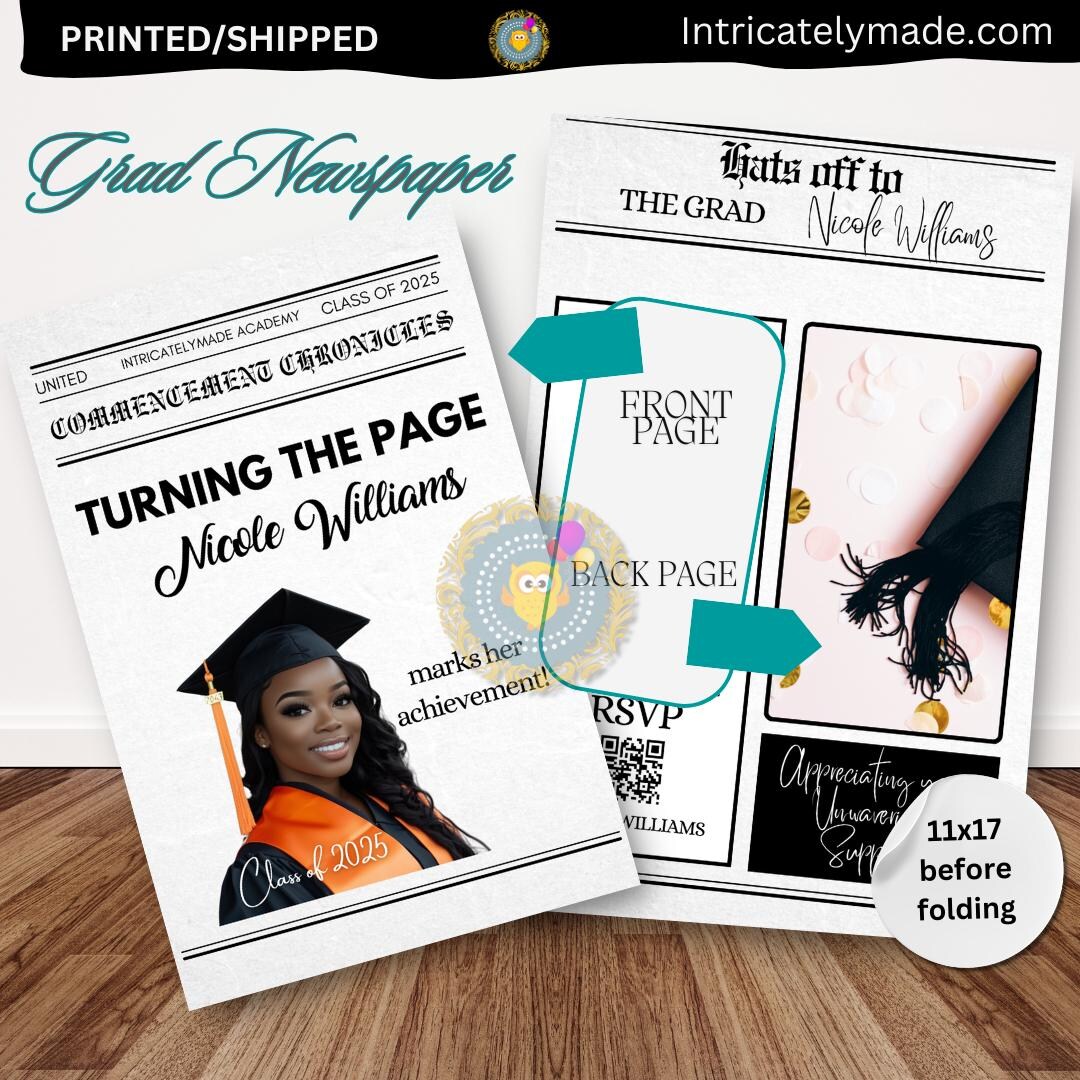 Custom Printed and Shipped Newspaper - Custom Newspaper for Weddings ...
