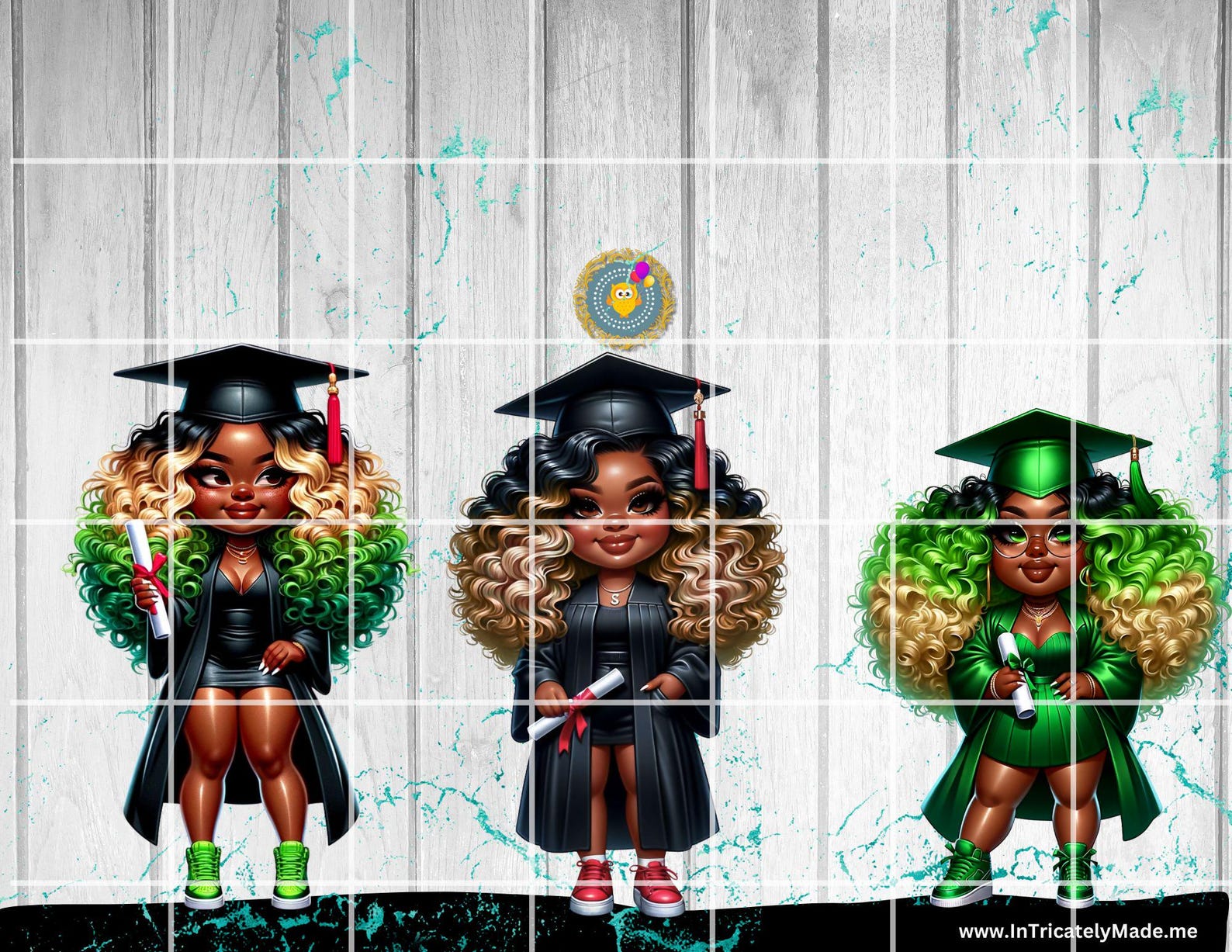 Girl Baddies Graduation PNG Bundle: Fierce Digital Designs (digital ...