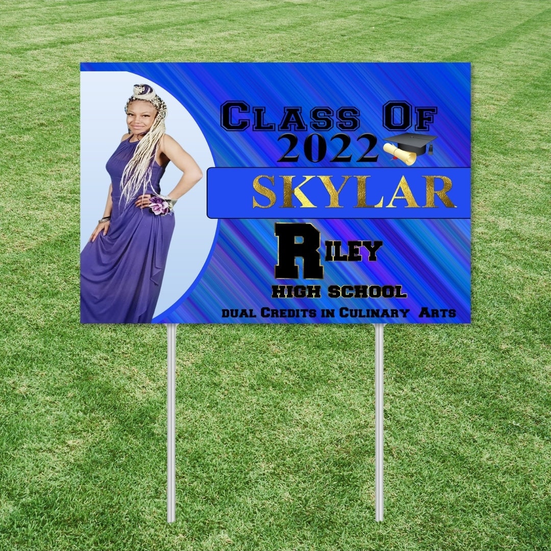 Graduation - Graduation Yard Sign - Custom Graduation Yard Sign With ...