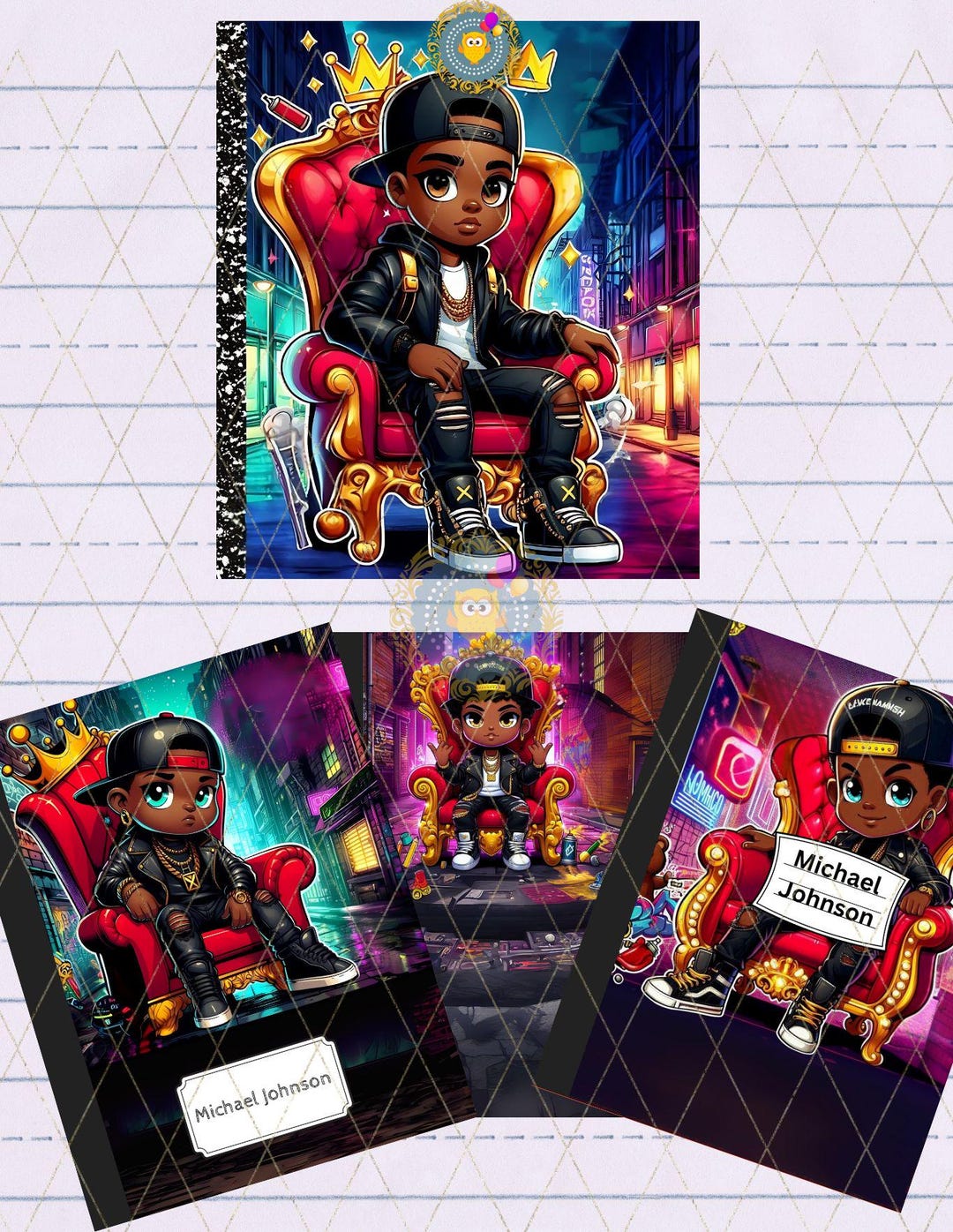 Editable Composition Book Cover Template: Personalized School Supplies ...