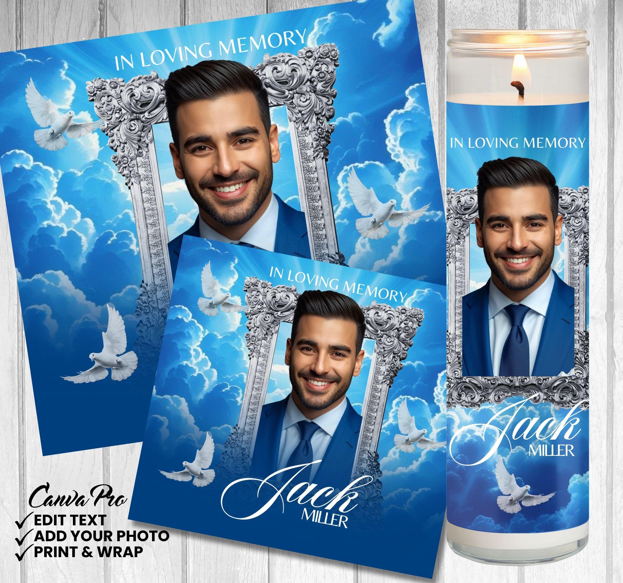 Memorial Candle | Memorial Candle Holder | Celebration of Life ...