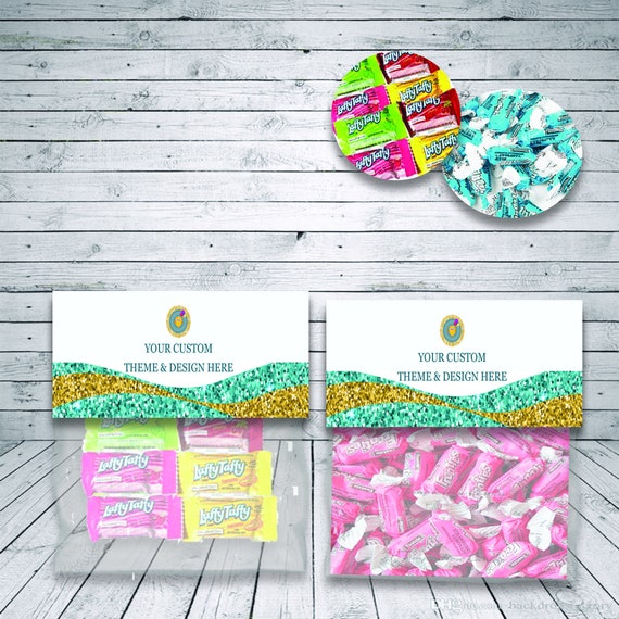 Custom Treat Bag Topper Bag Topper Favor Bag Toppers Bag | Etsy