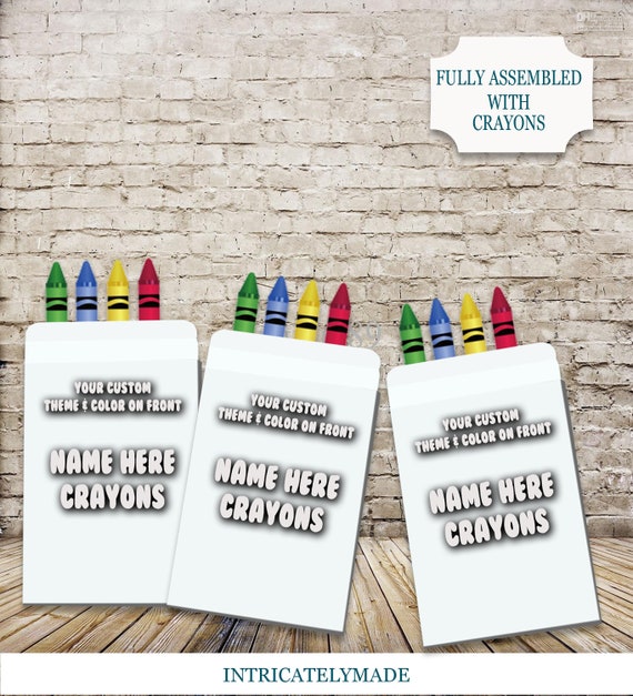 Custom Crayon Boxes | Etsy