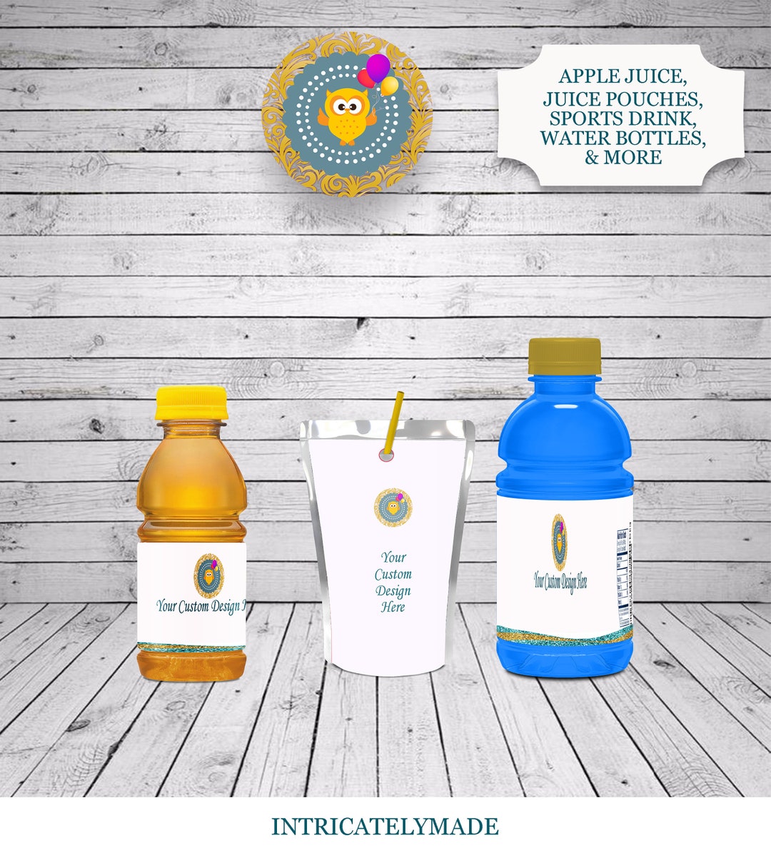 Custom Drink Labels - Personalized Label - Sports Drink Labels - Custom ...