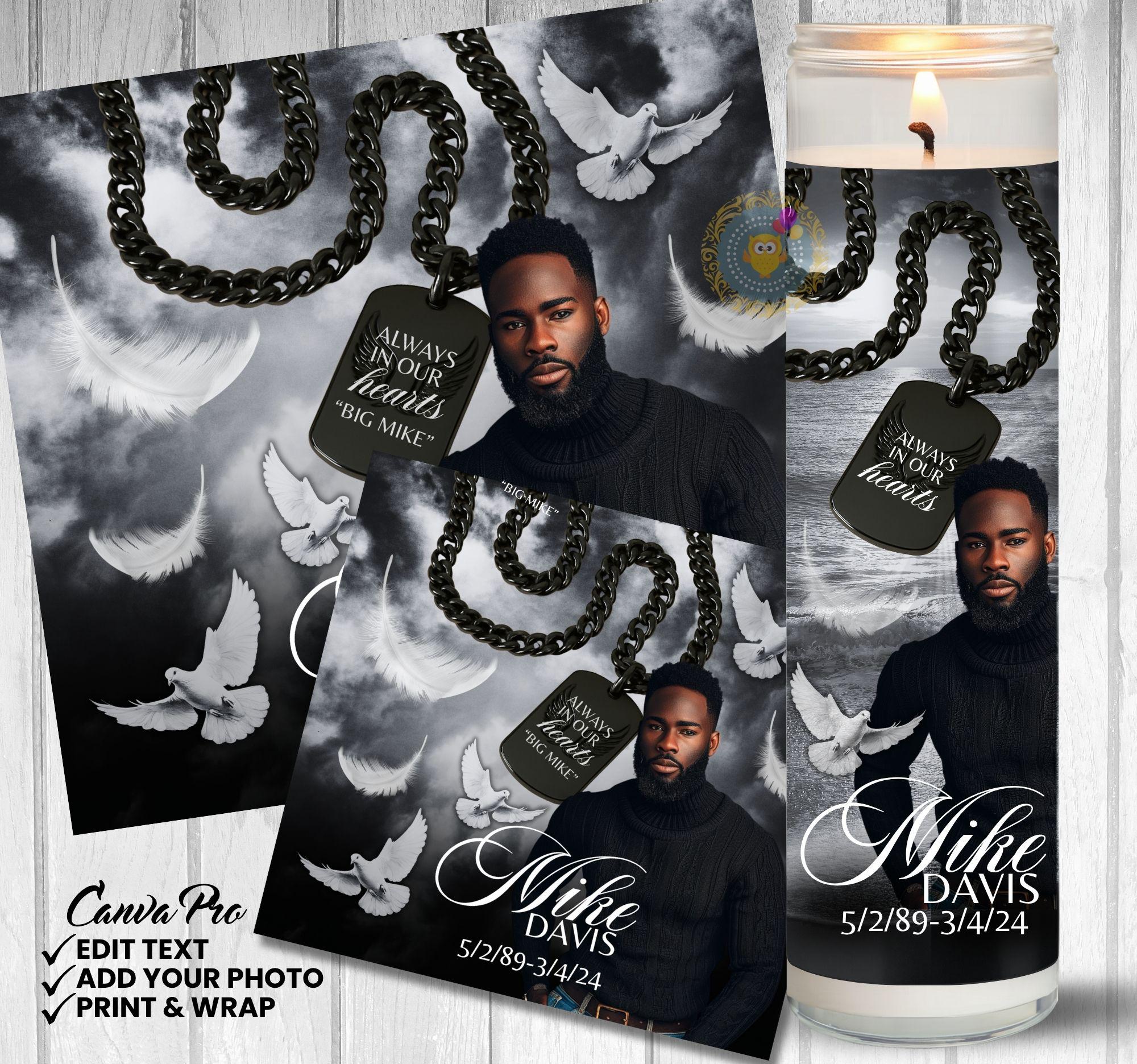 Memorial Candle | Memorial Candle Holder | Celebration of Life ...