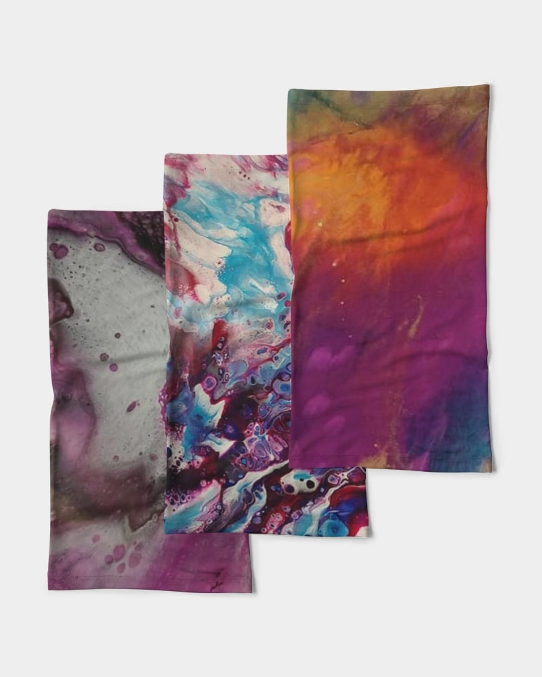Neck Gaiter Set Purple Wave - Etsy