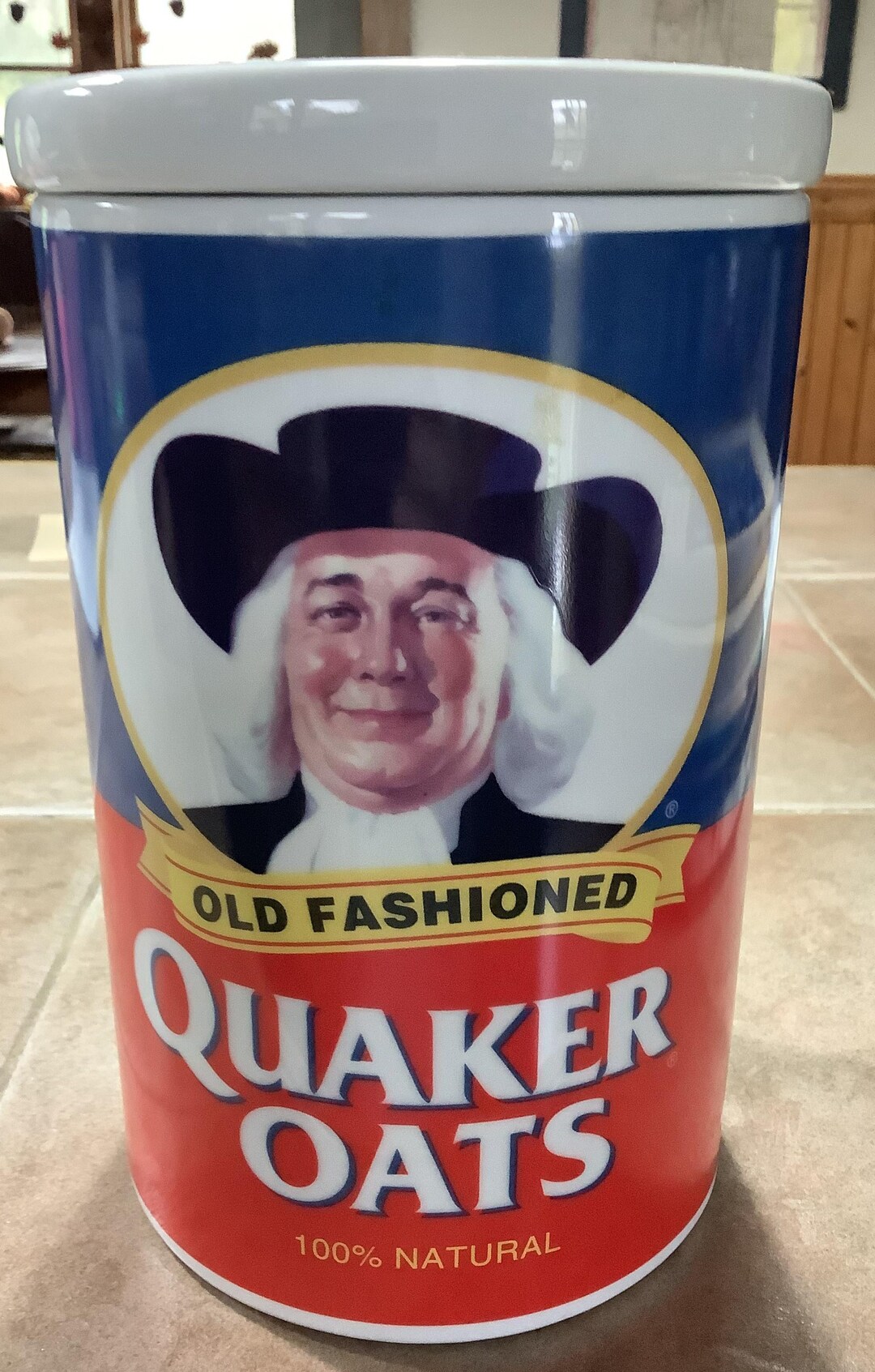 1997, 120th Anniversary Quaker Oats Limited Edition Cookie Jar Canister ...