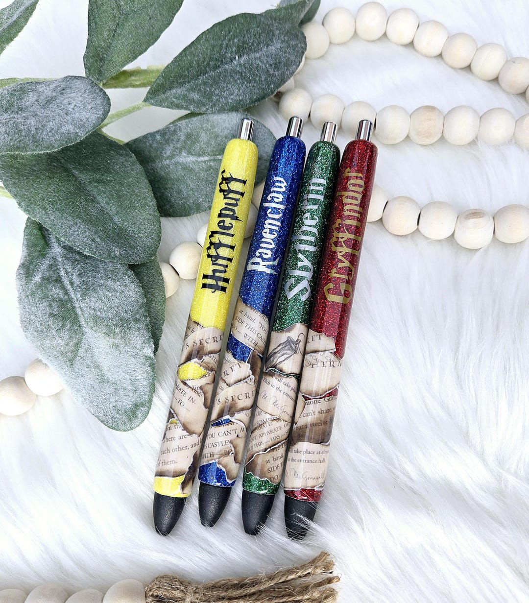Wizard House Pens, Magical House Pen Set, House Color Pens, Book ...