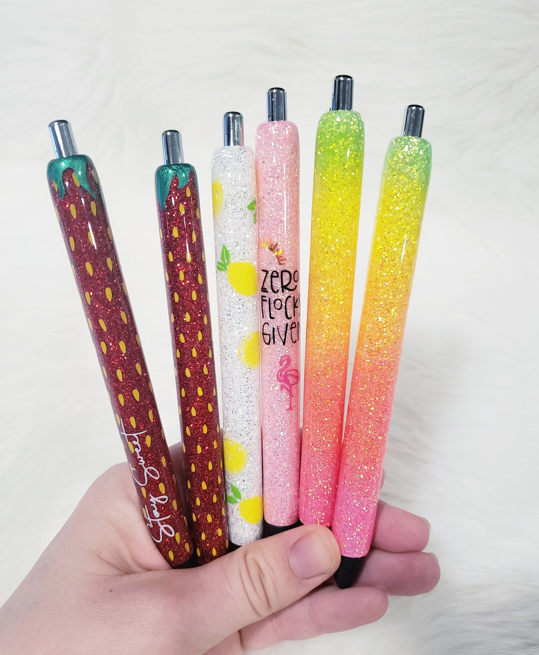 Glitter Epoxy Pens, Inkjoy Gel Pens, Colorful Glitter Pens - Etsy
