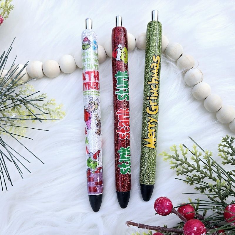 Grinch Pens - Etsy
