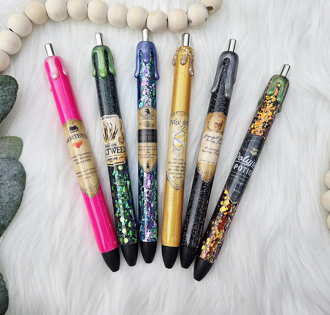 Potion Pens, Wizard Pens, Magical Potion Pens, Glitter Magical Potion ...