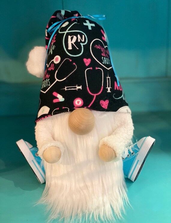 Nurse Gnome Doctor Gnome Health Care Gnome | Etsy