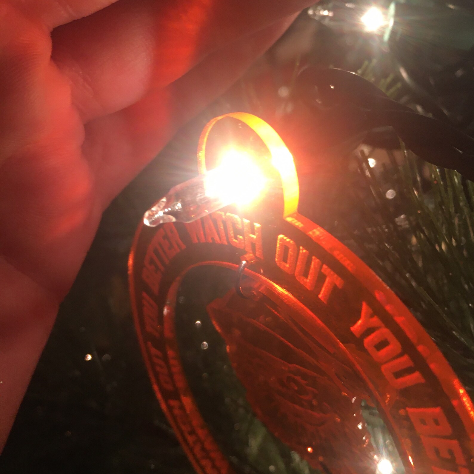 Gritty Ornament You Better Watch Out, Philadelphia Ornament, Philly ...