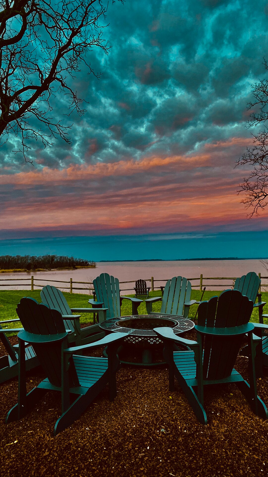 Fire Pit Sunset - Etsy