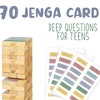 Therapy Sticker, Jenga Questions, Jenga Conversation Starters, Diy ...