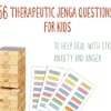 Therapy Sticker, Jenga Questions, Jenga Conversation Starters, Diy ...