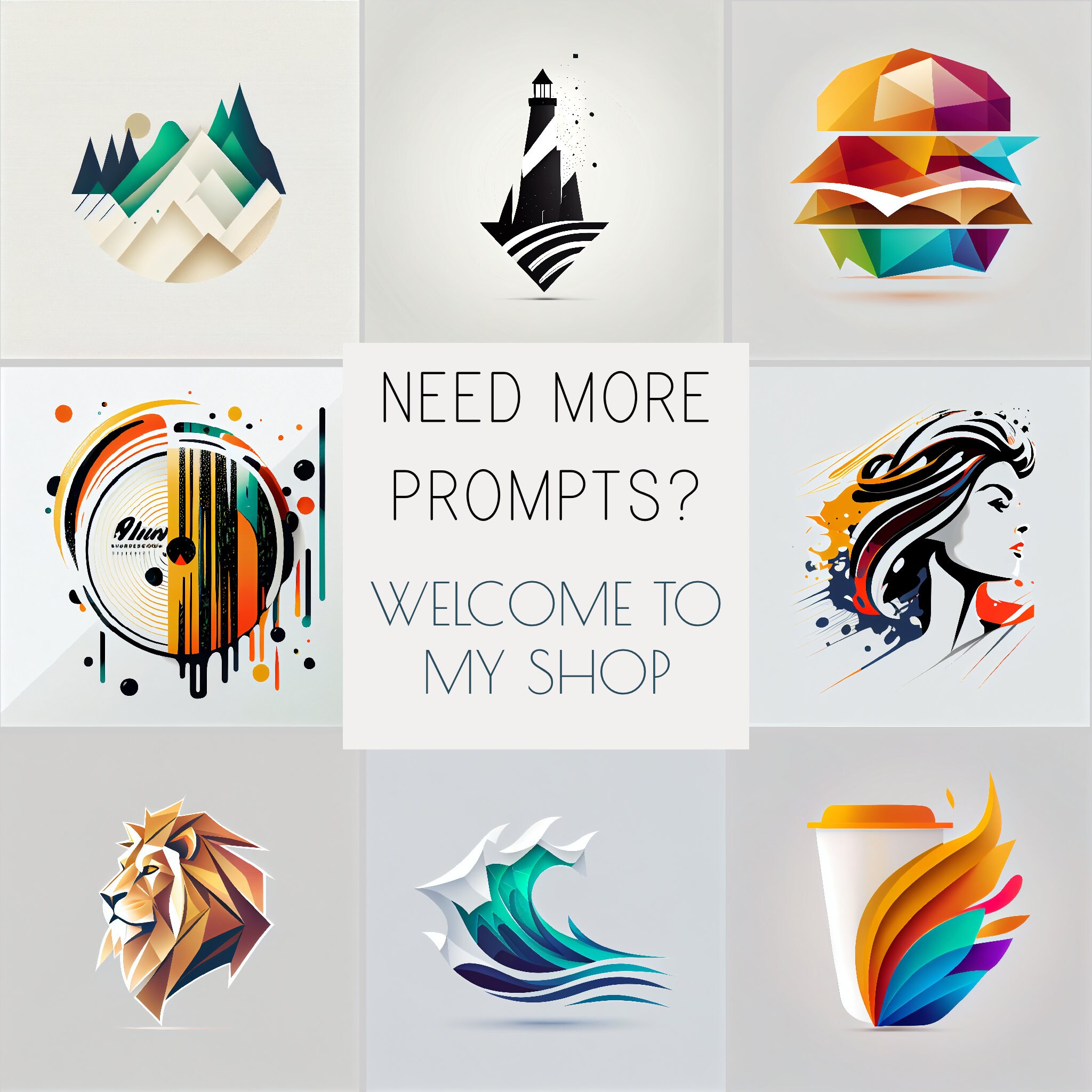 Midjourney Logo Prompts Logo AI Prompt Midjourney Prompt - Etsy UK