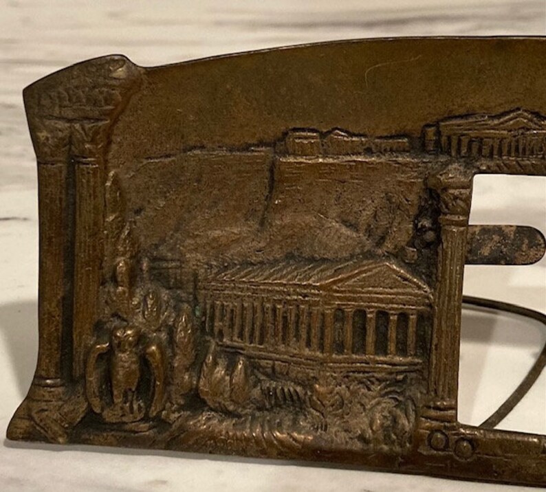 Marco de cuadro de latón vintage Aohnai El Partenón - Etsy España