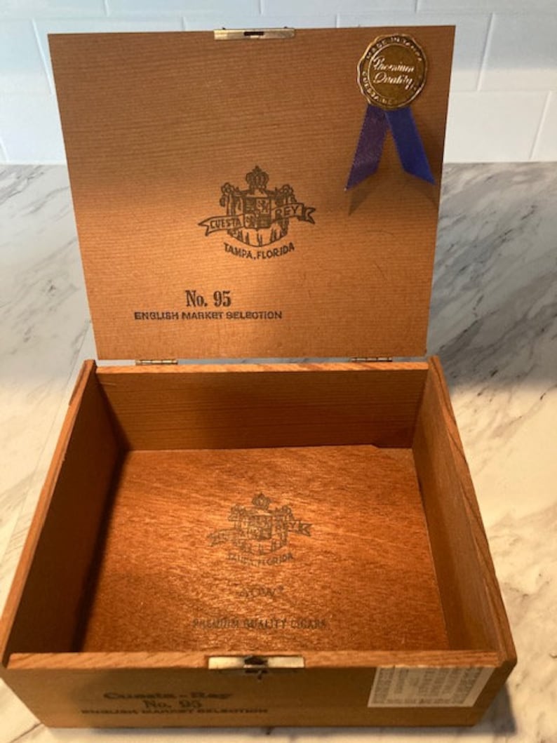 Vintage Cuesta-rey No. 95 English Market Selection Cigar Box - Etsy