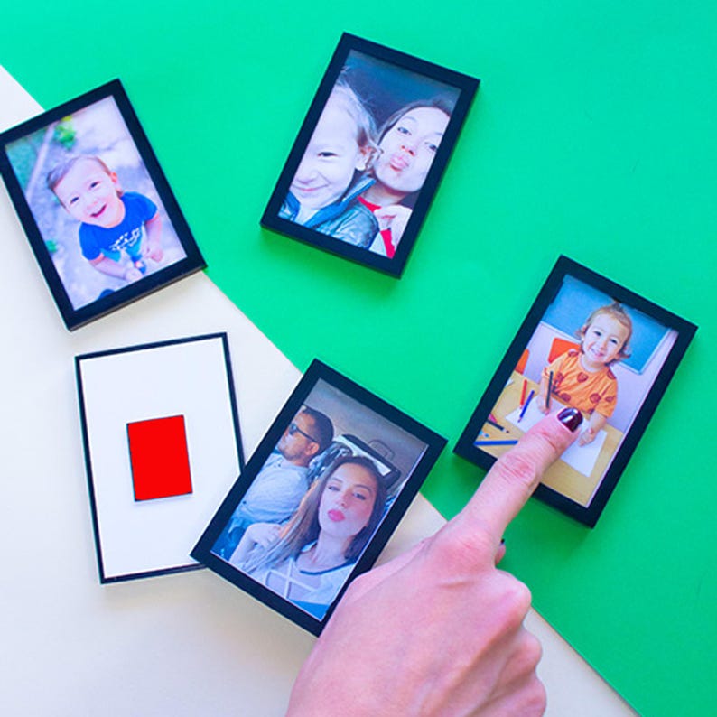 Adhesive Photo Frames Set of 12: Peel & Stick Wall Decor - Etsy UK