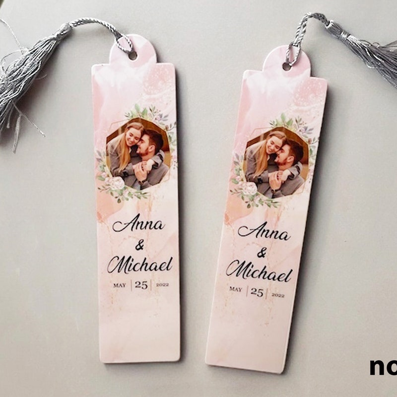 Wedding Bookmark - Etsy