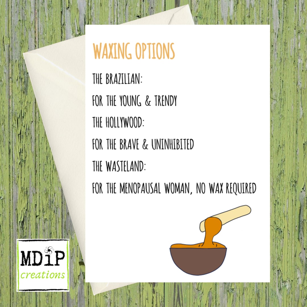 Menopause Card Funny Birthday Card for Her Menopausal Hair - Etsy